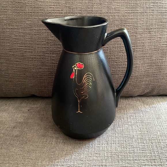 Vintage | Accents | Vintage 95s Mcm Redware Pottery Japanese Chicken ...